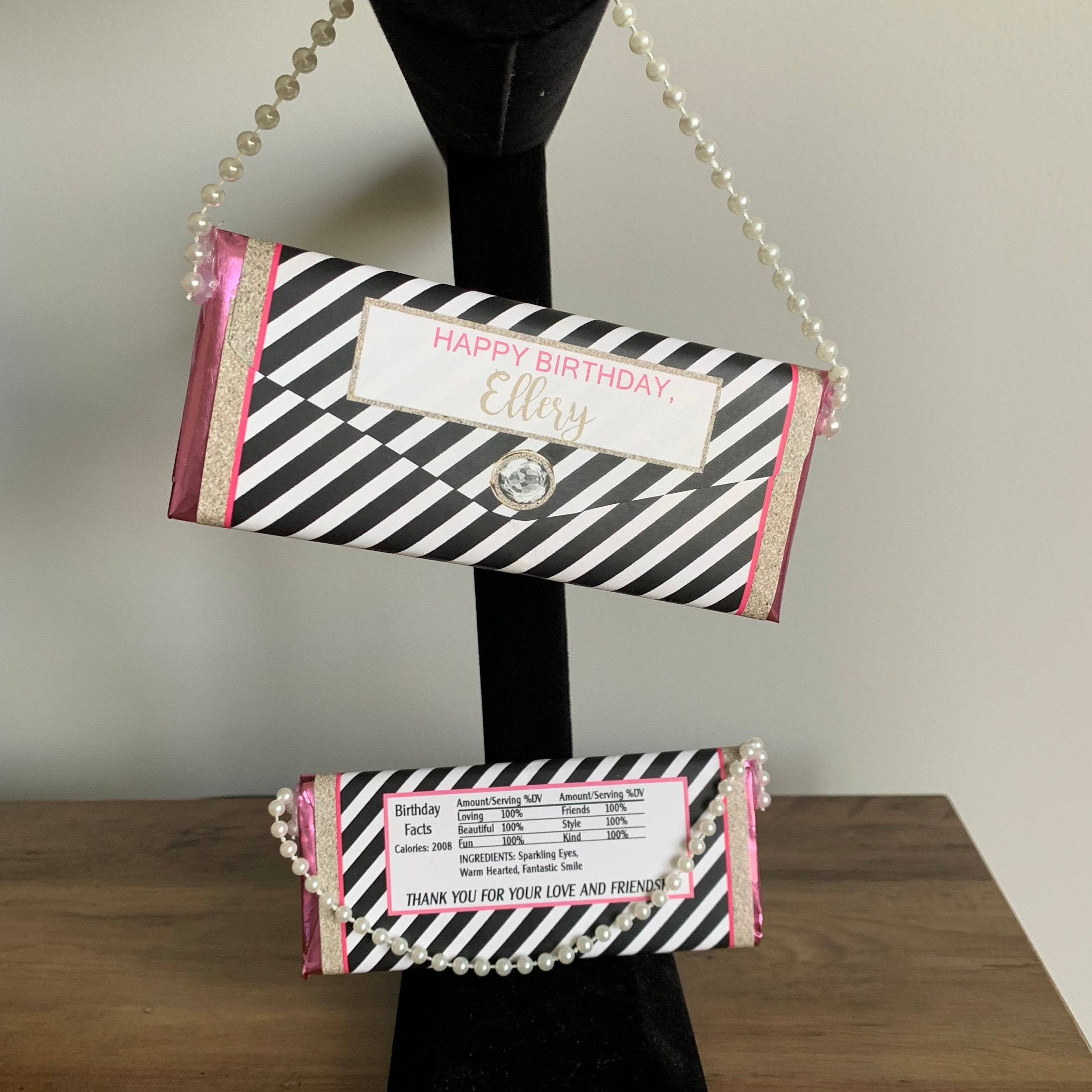 FULLY ASSEMBLED Designer Inspired Chocolate Purse Chocolate - Etsy