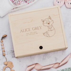 Baby Girl Keepsake Box Baby Treasure Box Personalized New - Etsy
