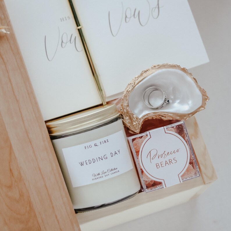 Personalized Wedding Gift Box – Custom Engraved Engagement Gift for ...