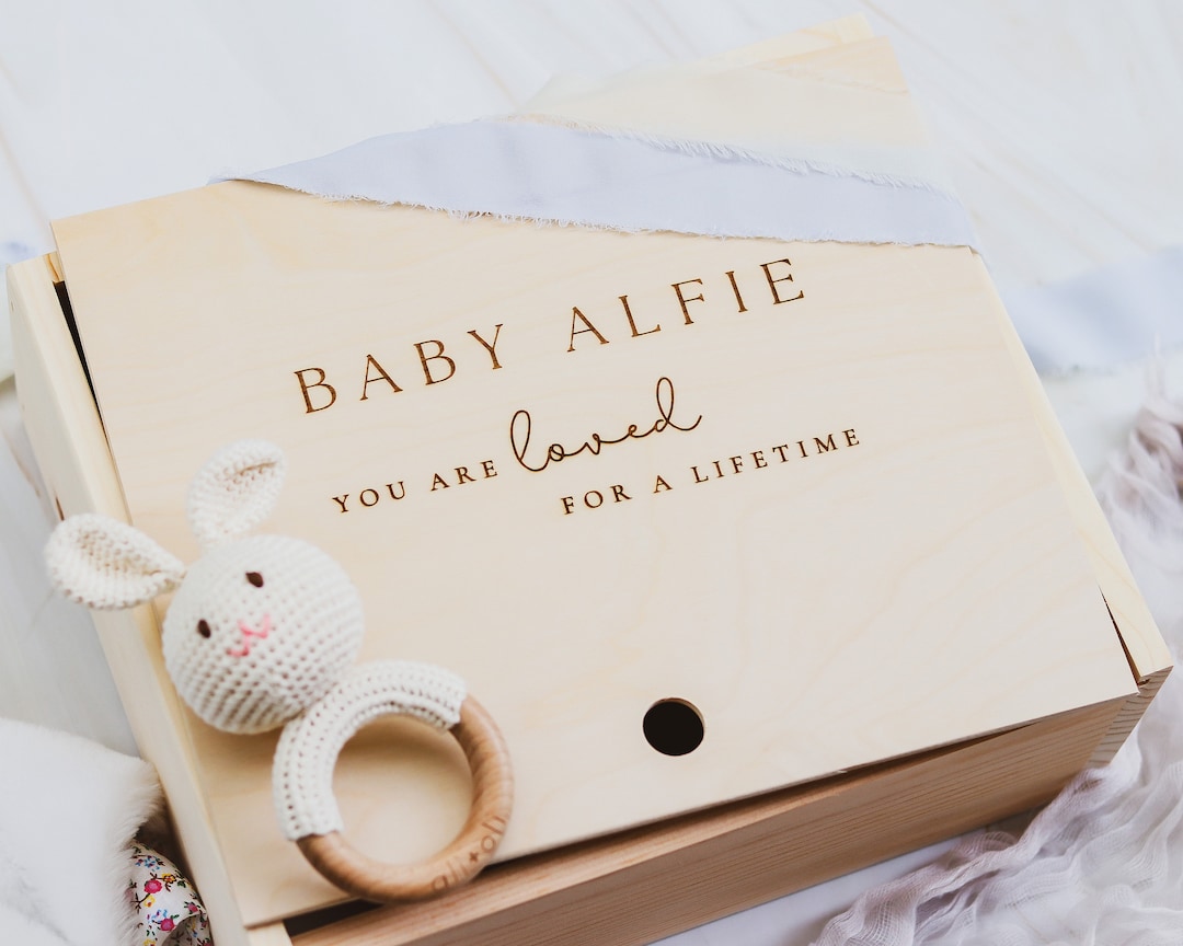 Personalized Baby Loss Keepsake Box | Custom Engraved Baby Memorial Box ...
