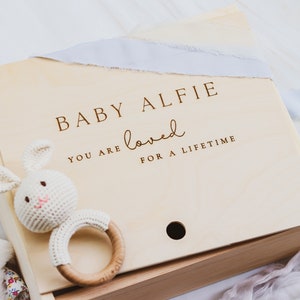 Personalized Baby Loss Box, Engraved Baby Memorial Box, Infant Loss ...