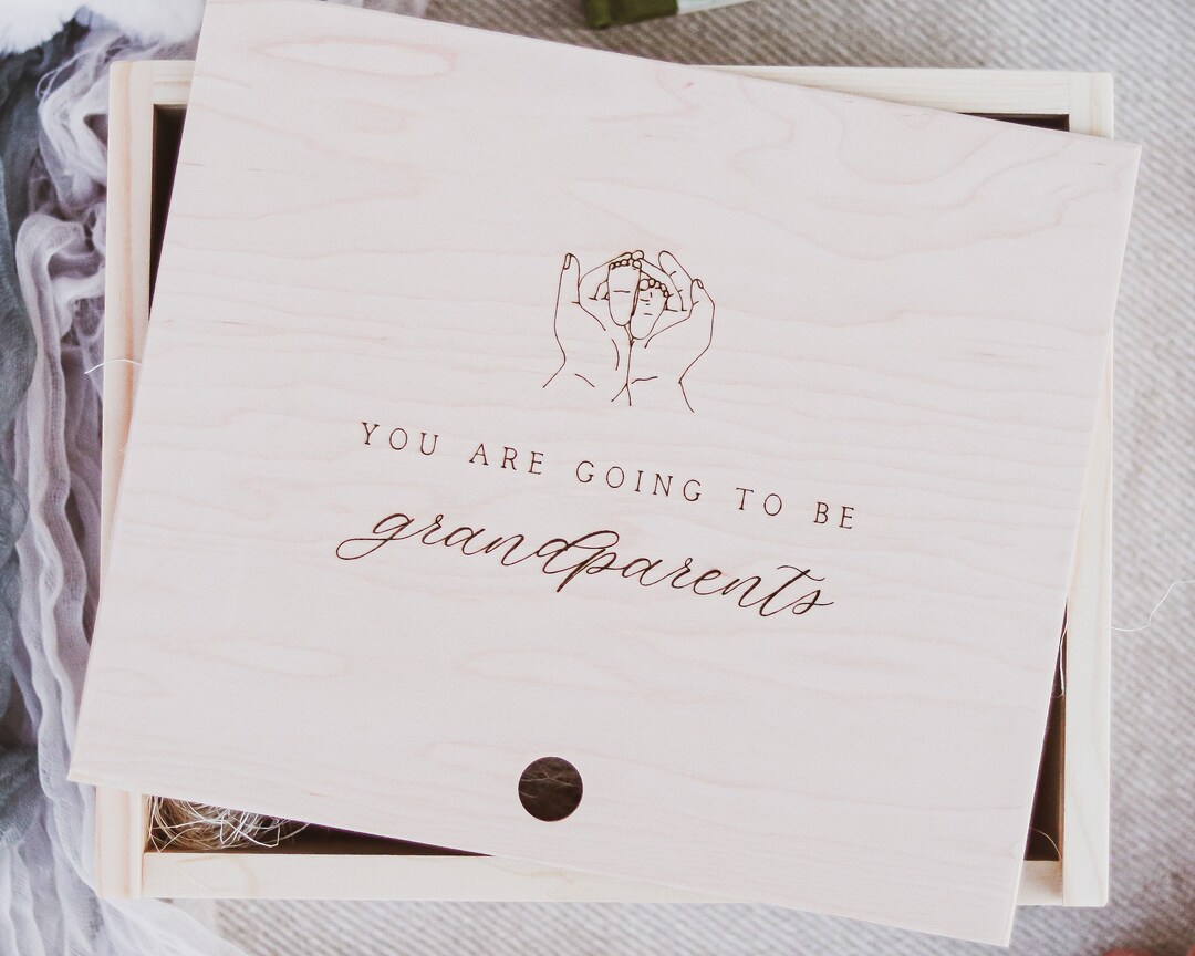 Personalized Pregnancy Announcement to Grandparents, Large Size Custom ...