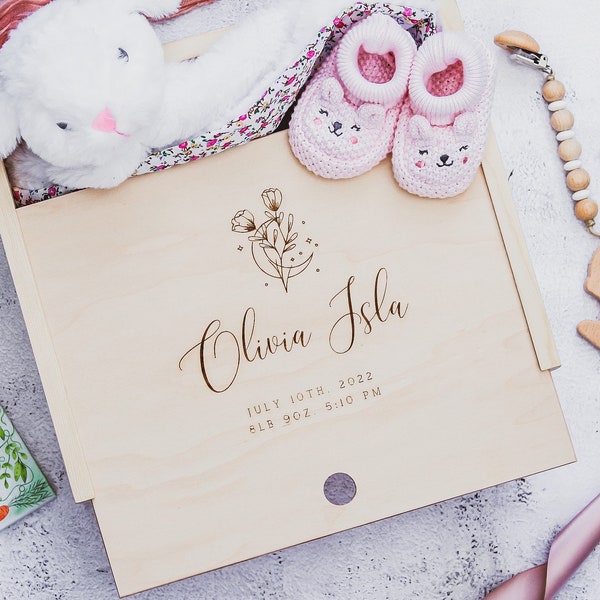 Baby Keepsake Box - Etsy