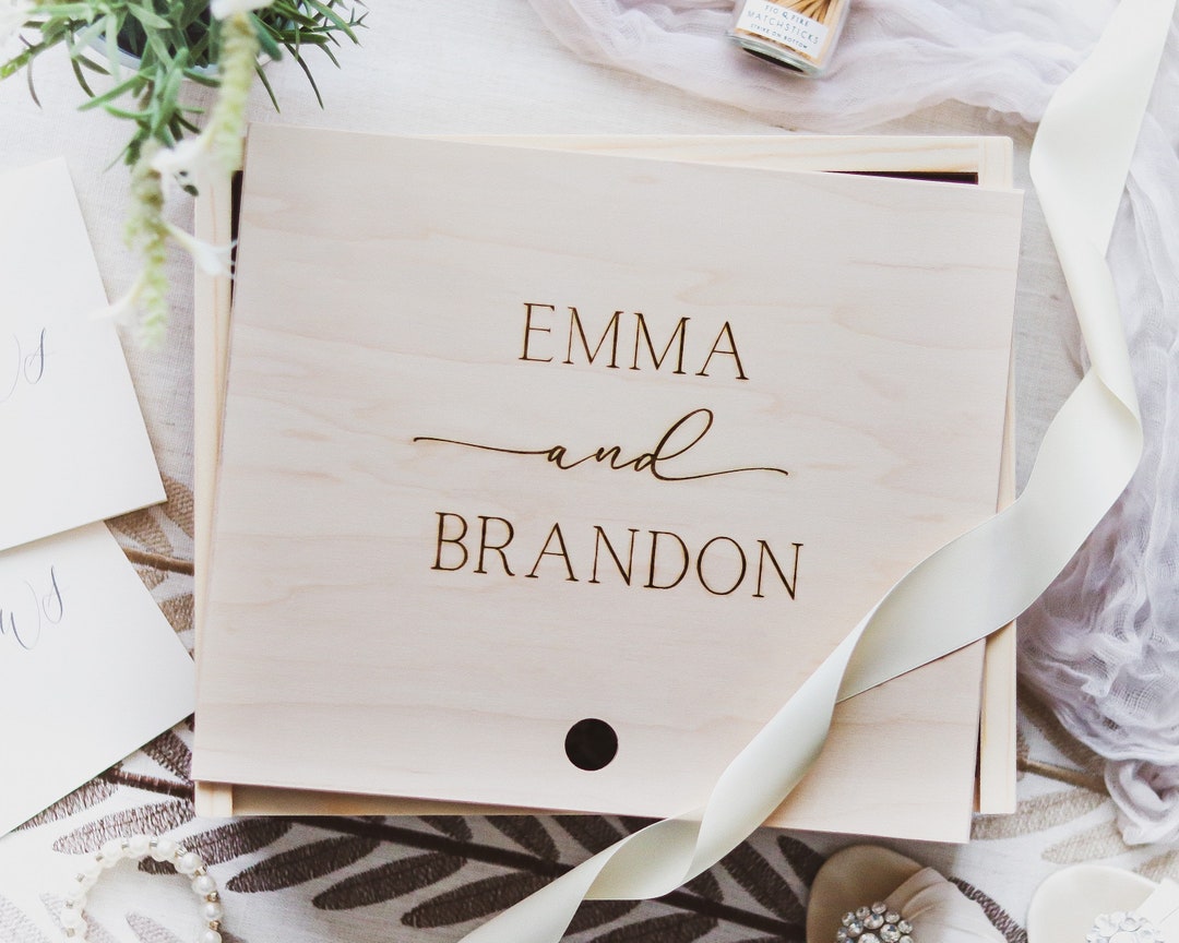 Wedding Day Memory Box, Gift for the Couple, Bridal Gift Box ...