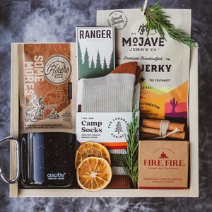 Personalized Camping Hiking Gift Box, New Adventure Gift, Travel Gift ...