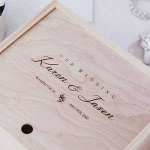 Wedding Day Memory Box, Gift for the Couple, Bridal Gift Box ...