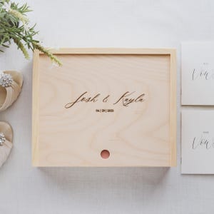 Personalized Wedding Day Memory Box, Gift for the Couple, Bridal Gift ...