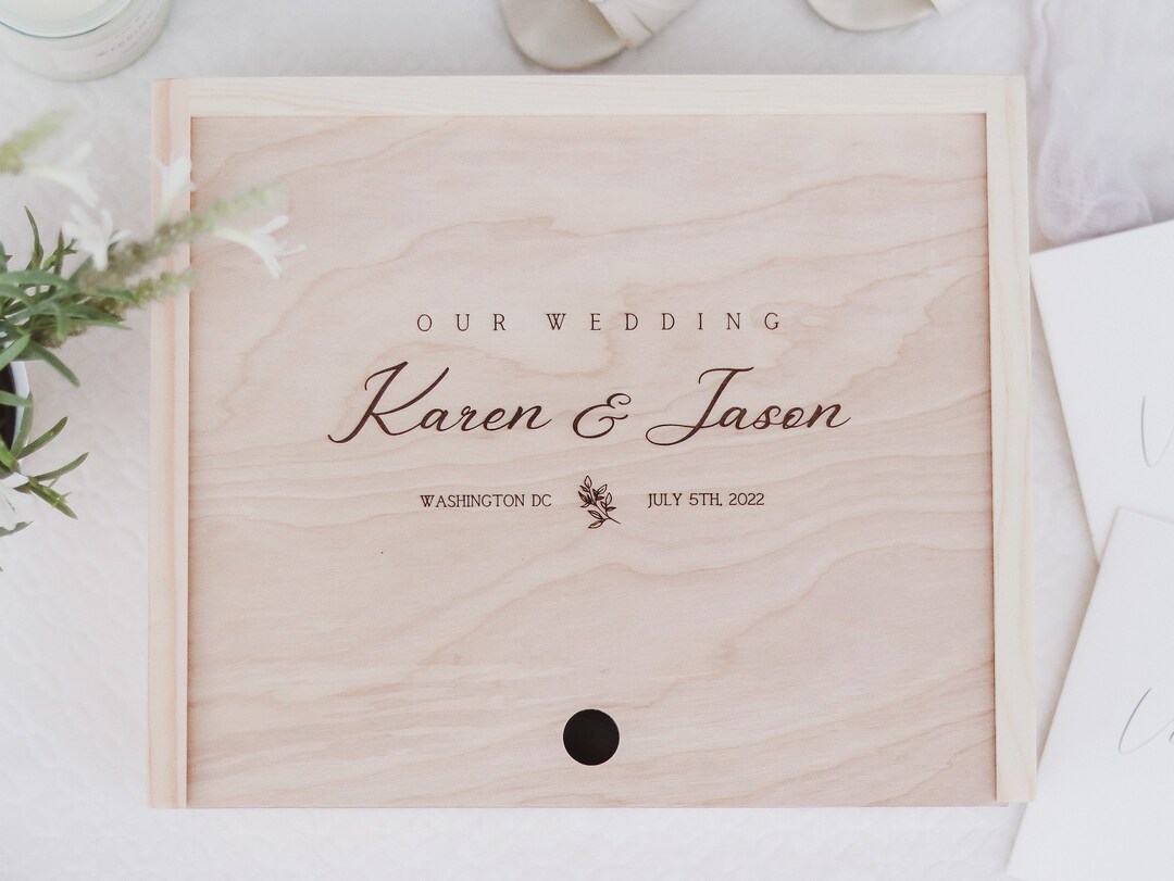 Wedding Day Memory Box, Gift for the Couple, Bridal Gift Box ...