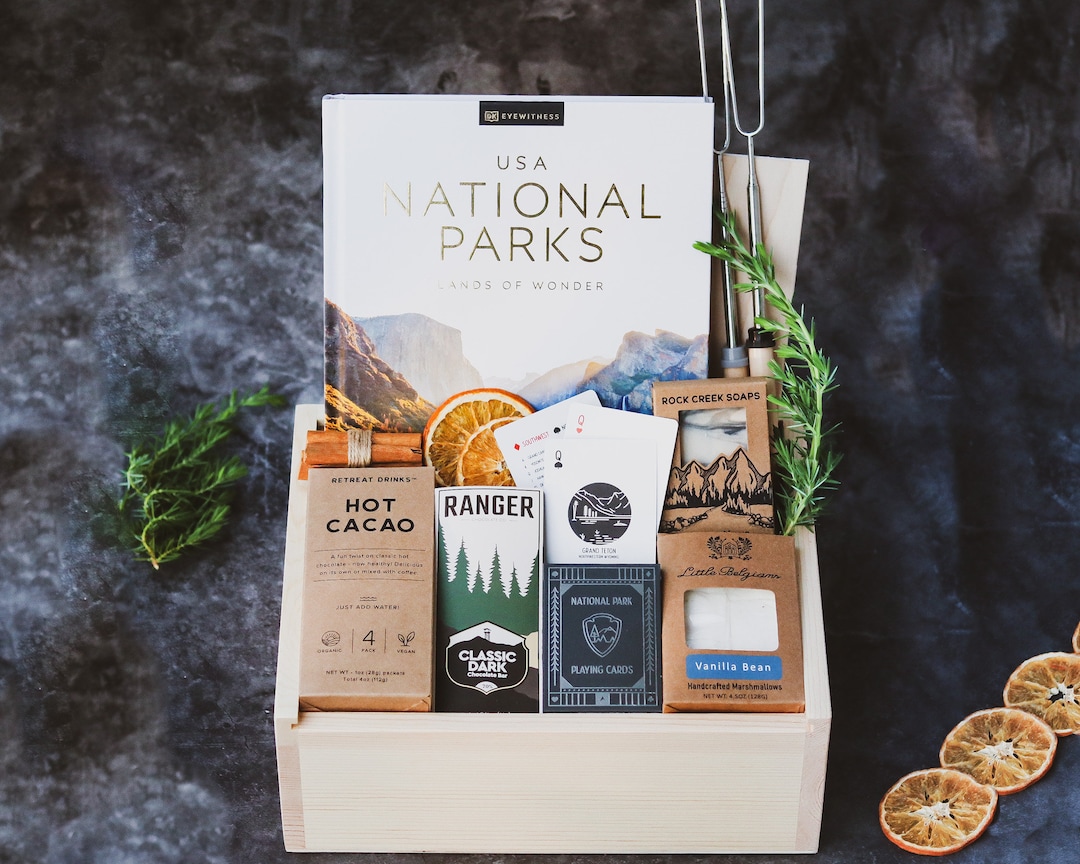 Personalized Camping Hiking Gift Box, Handmade New Adventure Gift ...