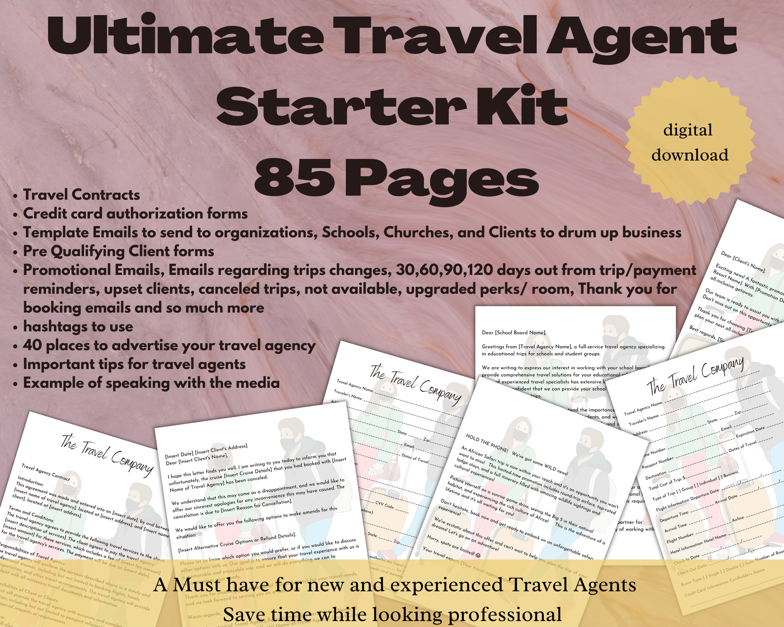 Ultimate Travel Agent Starter Kit - Etsy