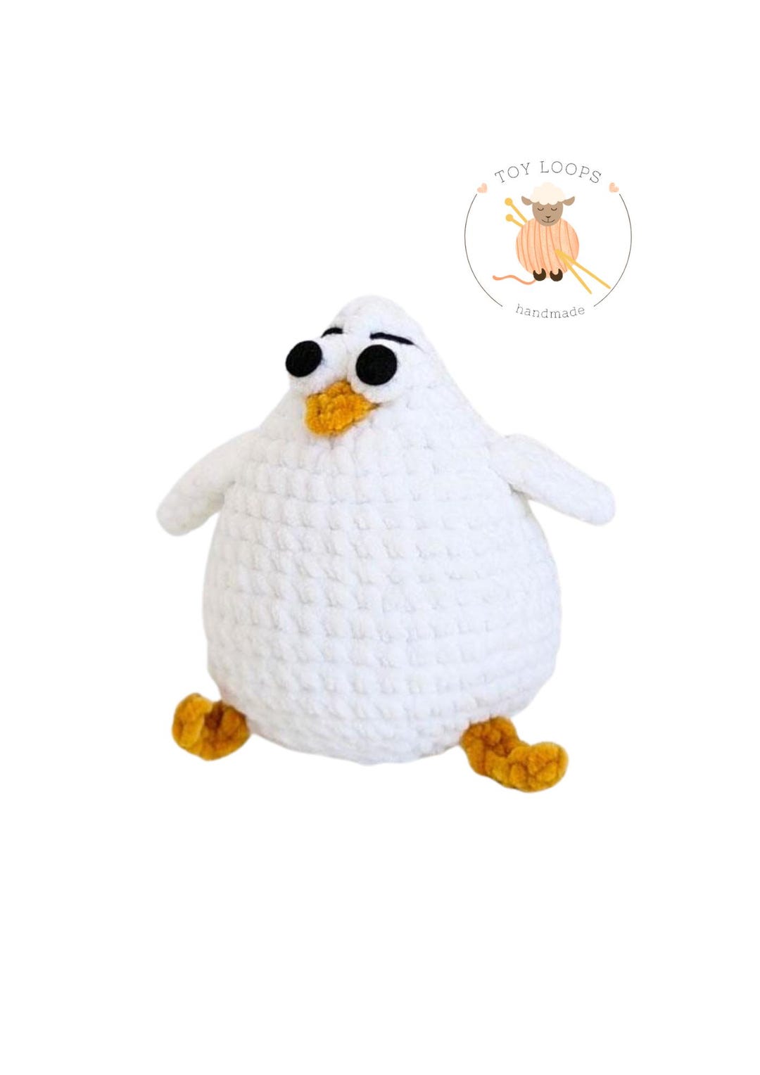 Chubby Oddy Seagull Amigurumi Crochet Pattern (PDF) - Etsy