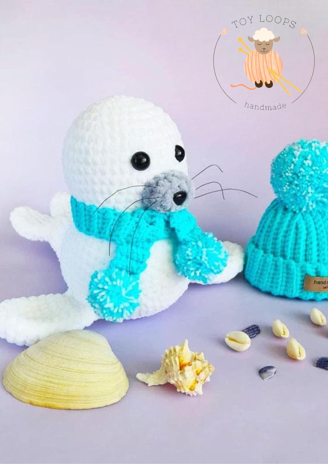 Snow White Seal Crochet PDF Pattern - Amigurumi Tutorial, Cute Seal ...