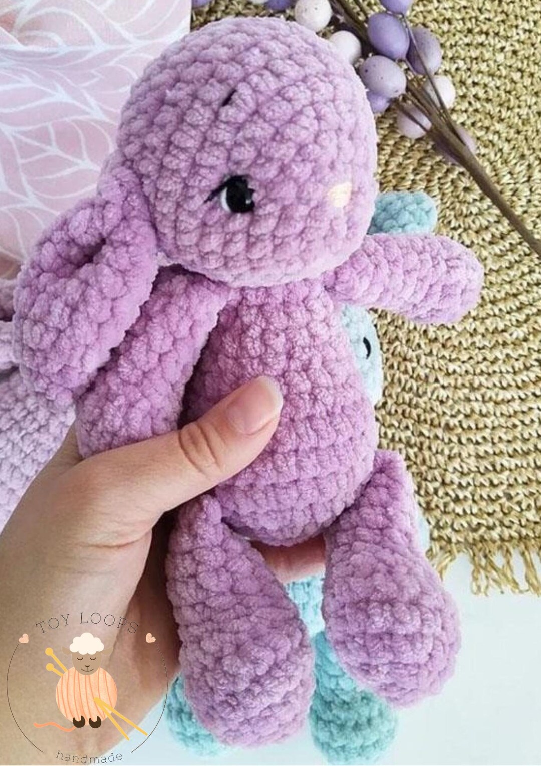 Franky Plush Bunny Crochet Pattern PDF | Easy Amigurumi Tutorial | DIY ...