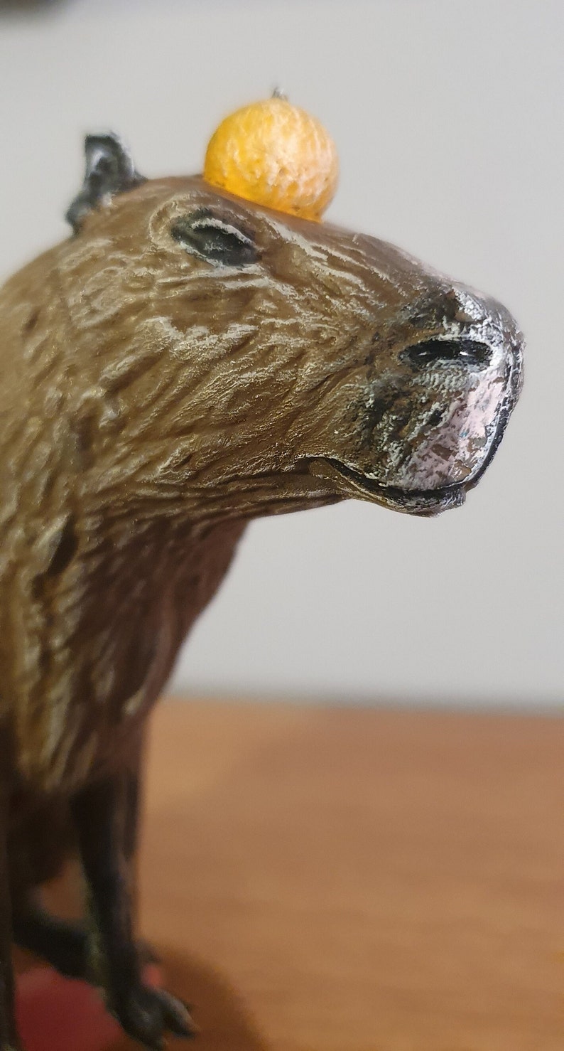 Capybara Meme 3D Model Hand-painted Animal Figurine Gift - Etsy