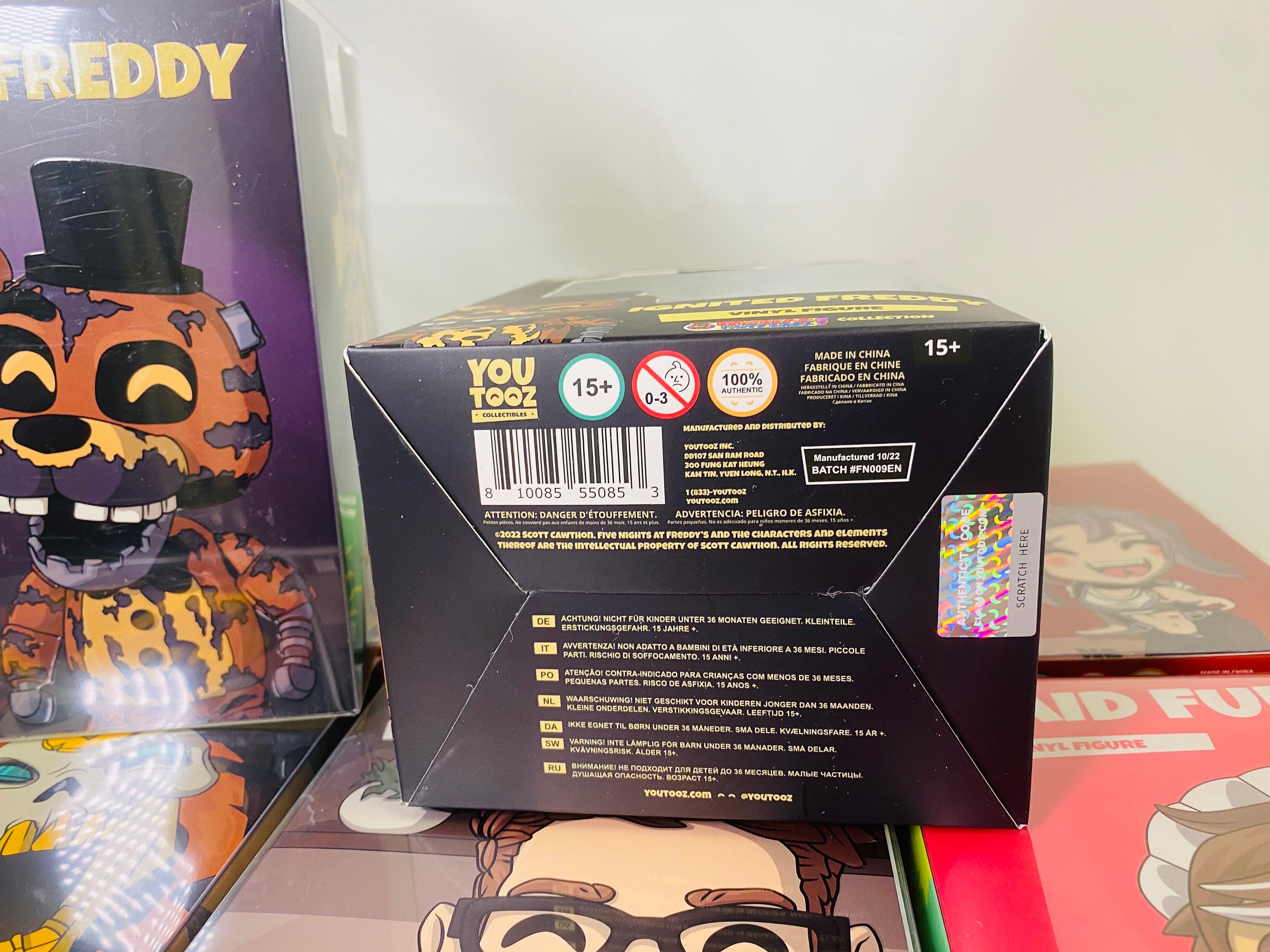 Youtooz Ignited Freddy FNAF Vinyl Figure : New in Box - Etsy UK