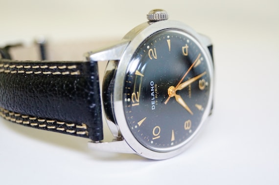 Vintage Watch - Delano 17 Rubis Incabloc, Mechanical … - Gem