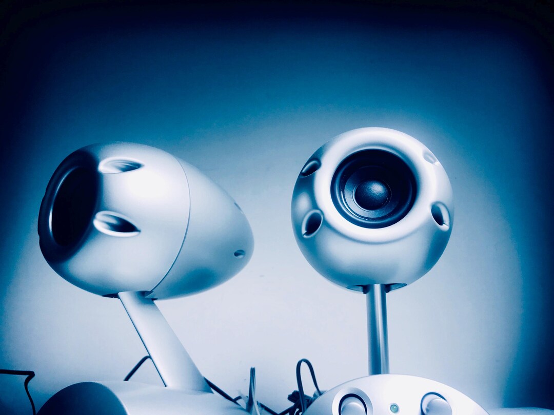 Vintage Fujitsu Prototype Egg Shaped Speakers Japanese Time Domain - Etsy