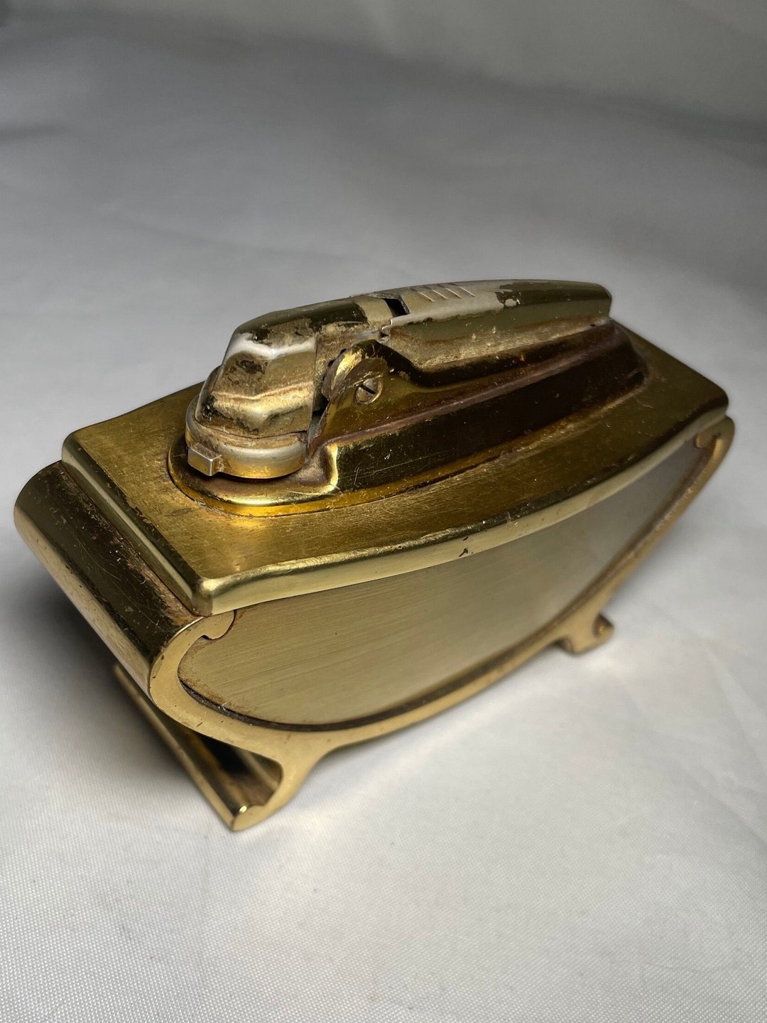 RARE Vintage Lighter Ronson Gold Made in England Table Lighter - Etsy