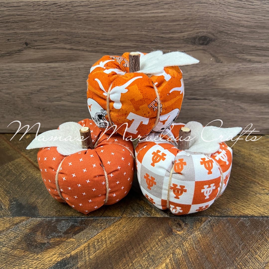 Mini Texas UT Austin Longhorns Hook ’em Horns Bevo Inspired Fall Decor ...