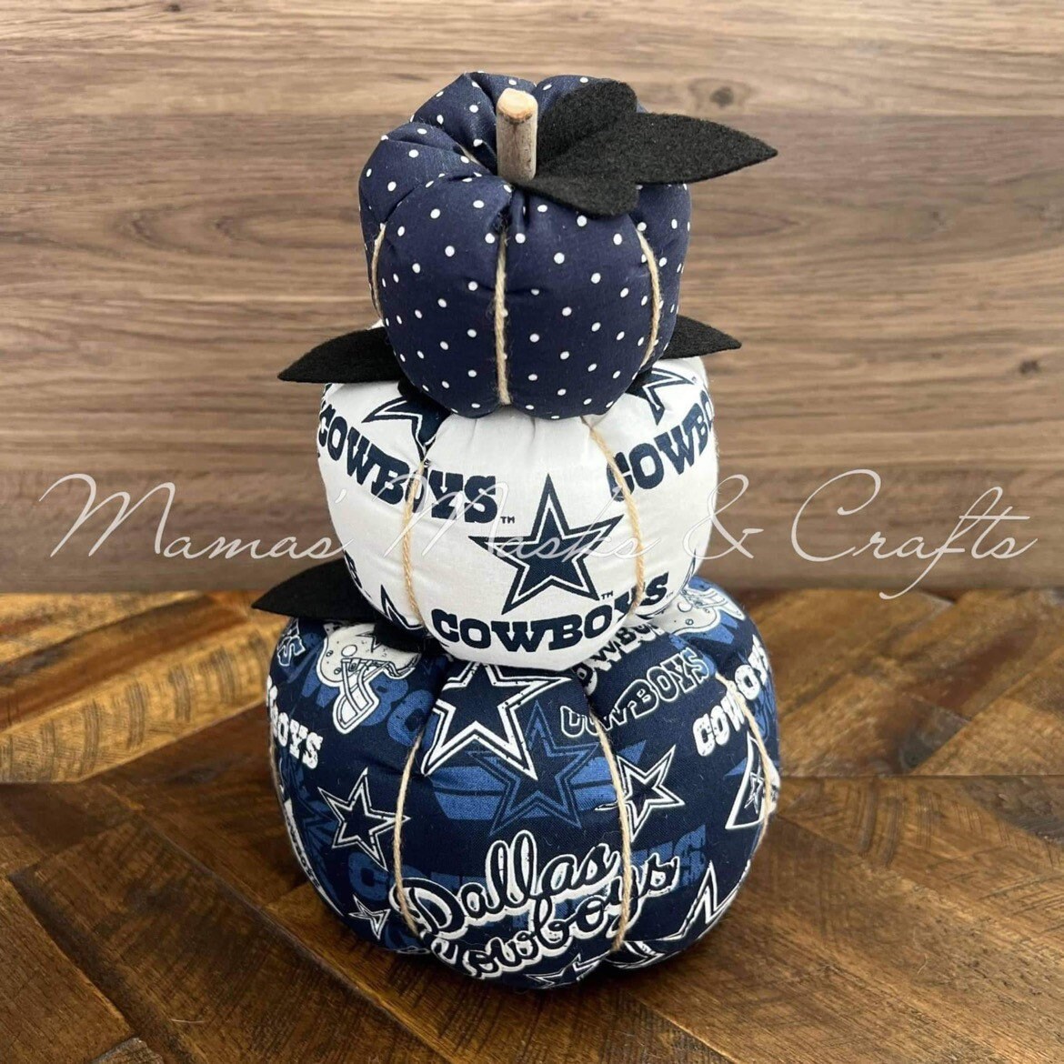 Dallas Cowboys Inspired NFL Fall Decor Fabric Plush Pumpkins - Etsy