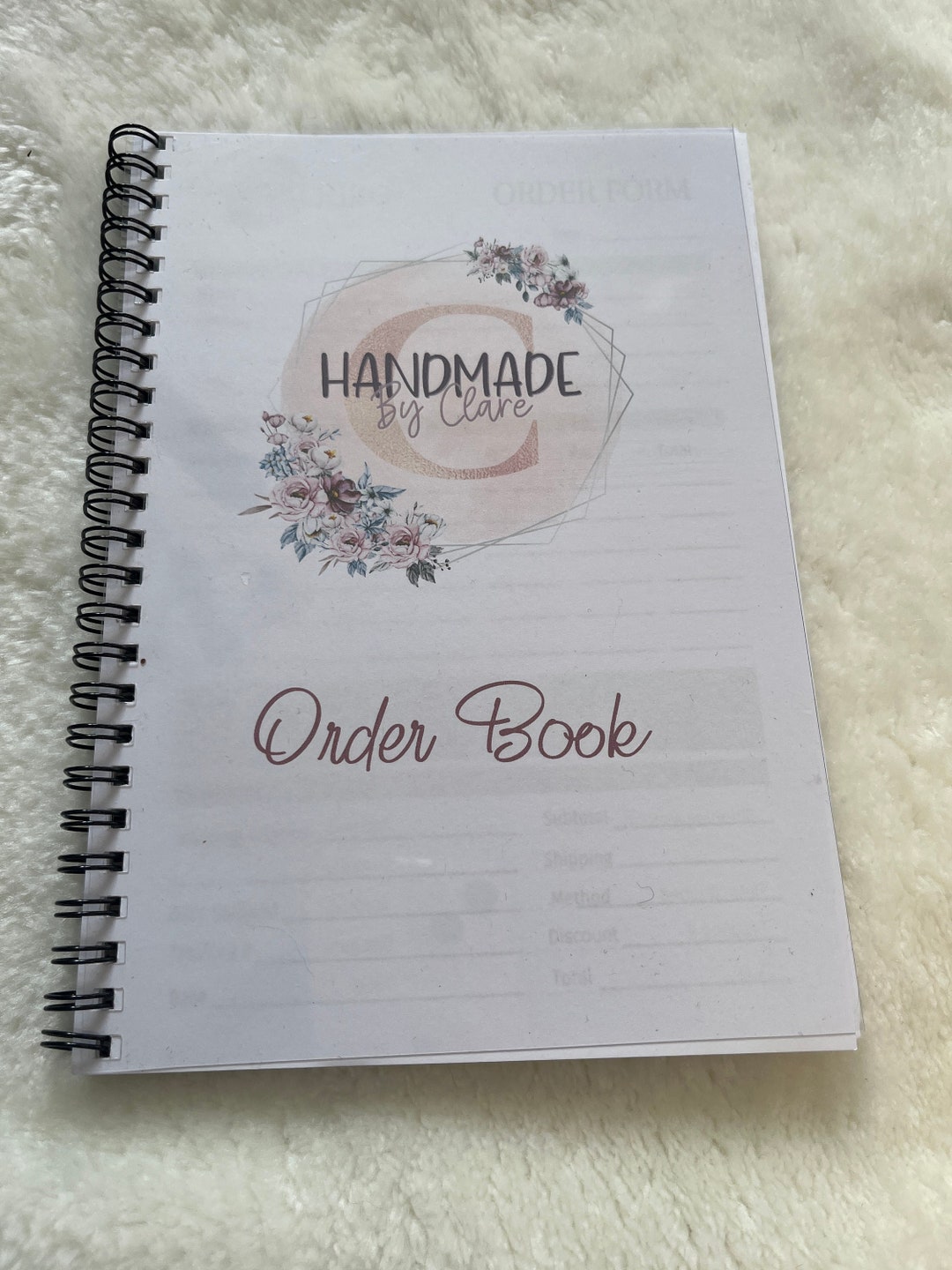 Personalised Small Business Order Book | Sales Record Book | Small ...