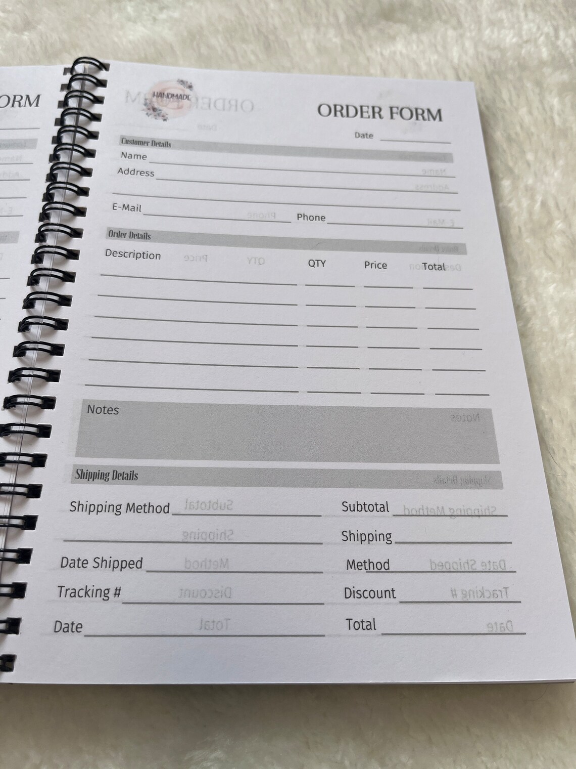 Personalized Small Business Order Book: A5 Sales Record - Etsy