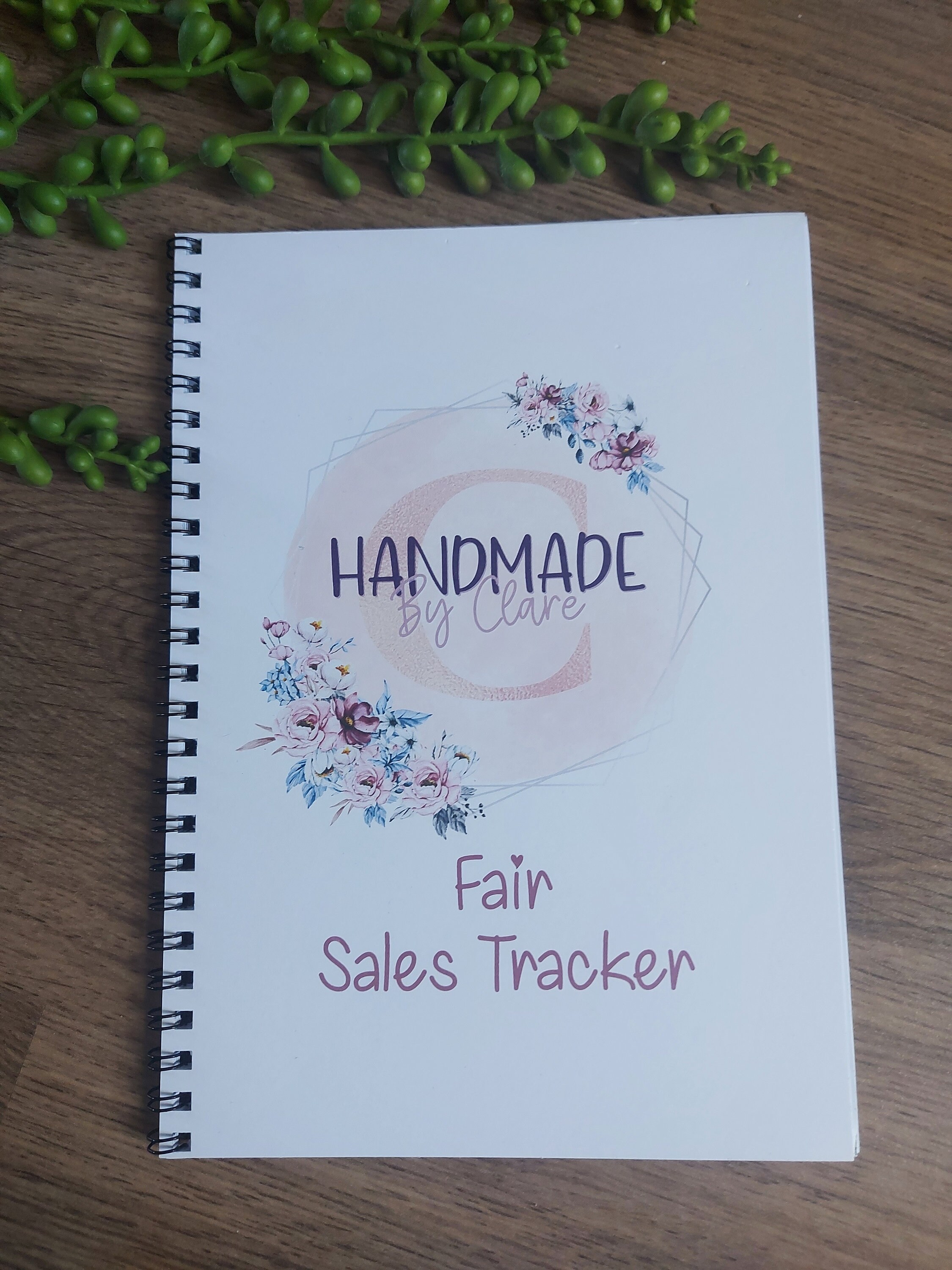 Business Logo Sales Tracker, Account Book, Craft Fair Tracker, Sales ...