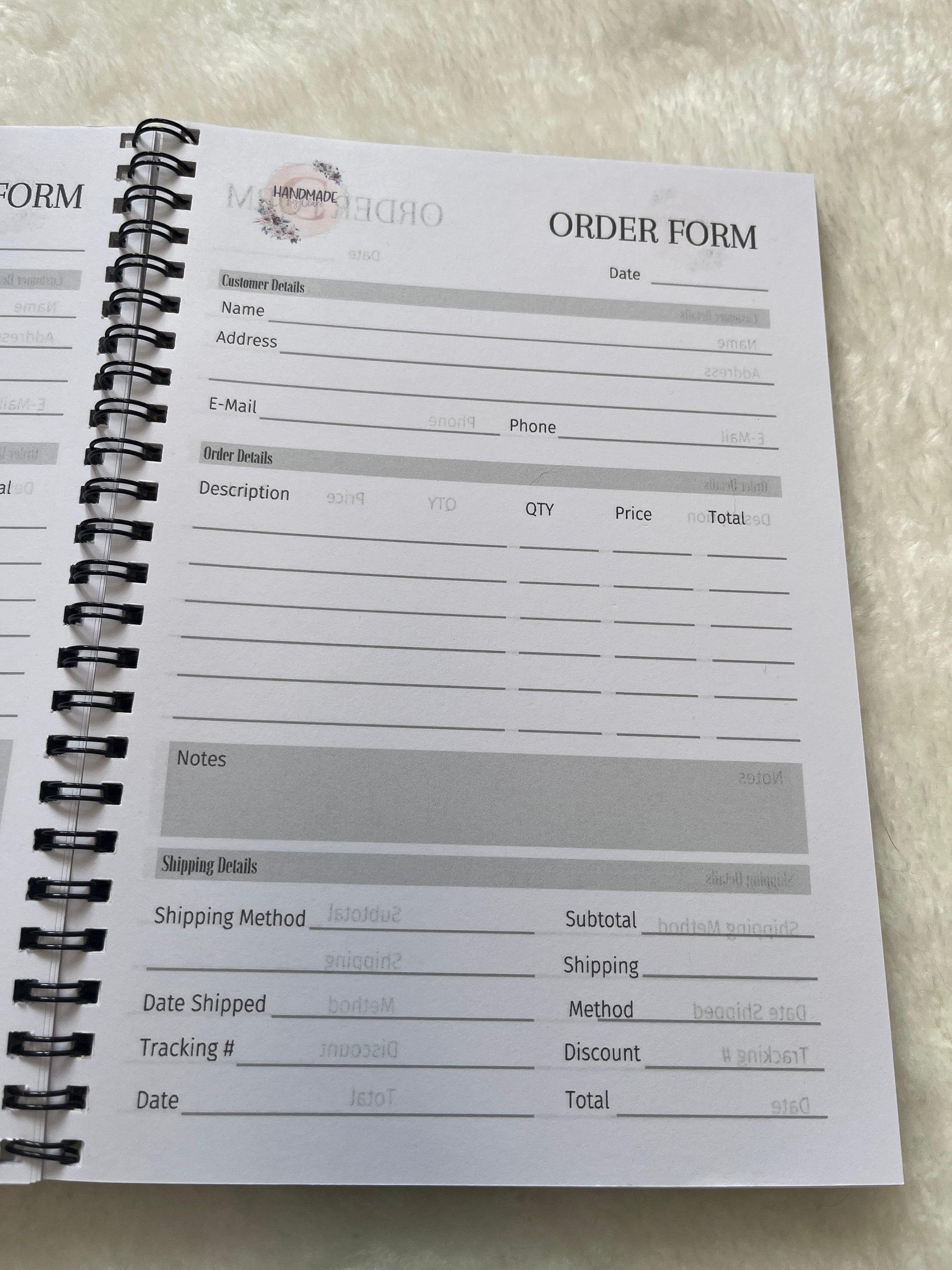 Personalized Small Business Order Book: A5 Sales Record - Etsy