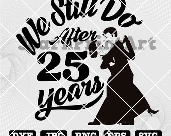 25th Anniversary Dxf - Etsy