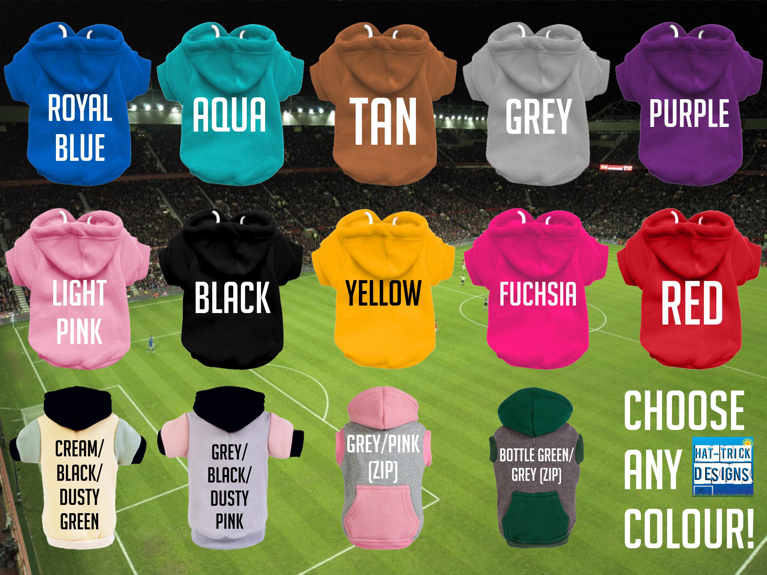 STOKE CITY Supporter Football Fan Dog Puppy Pet HOODIE Clothing - Xs ...