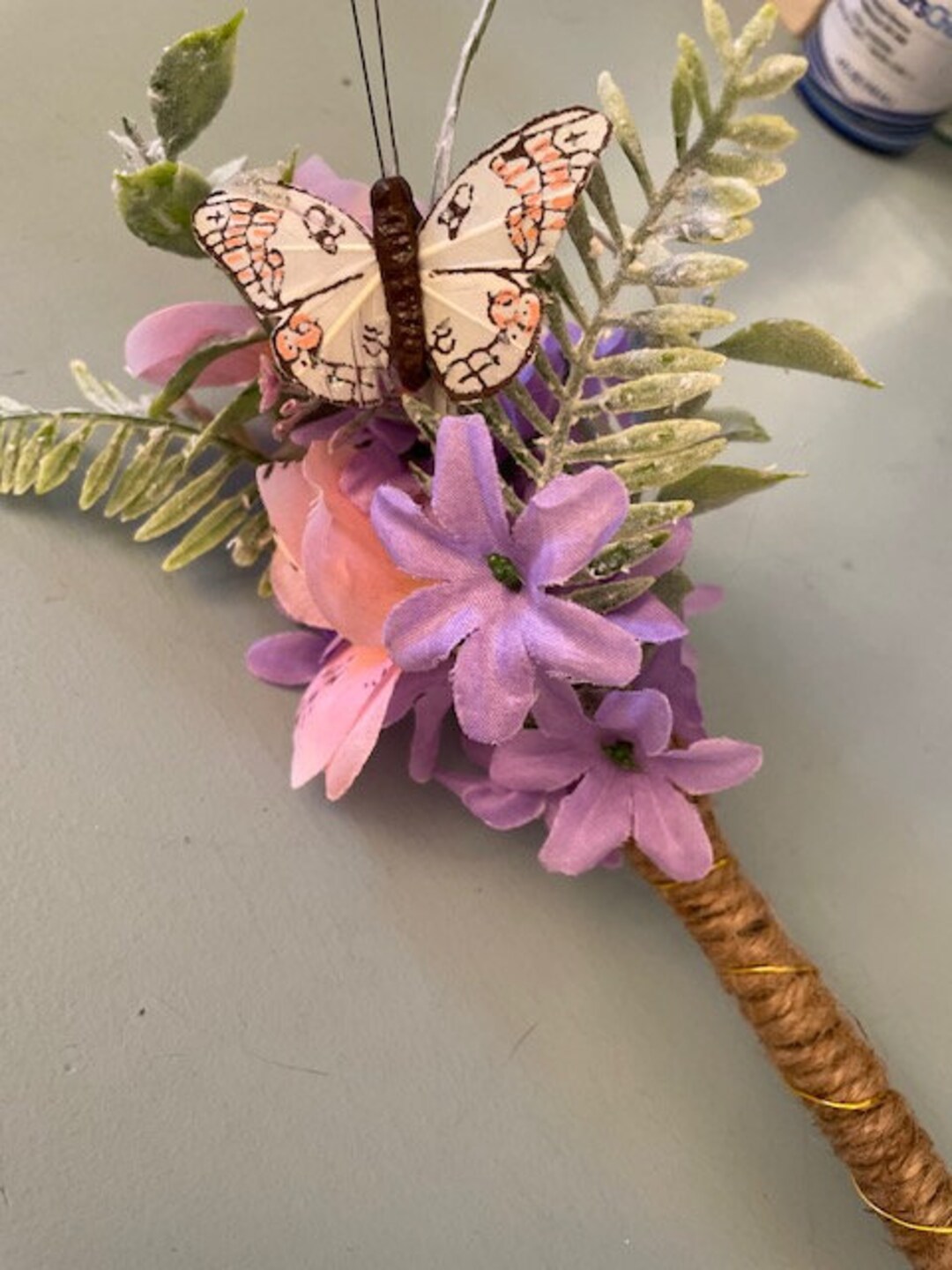Flower Bouquet Woodland Fairy Wand - Etsy