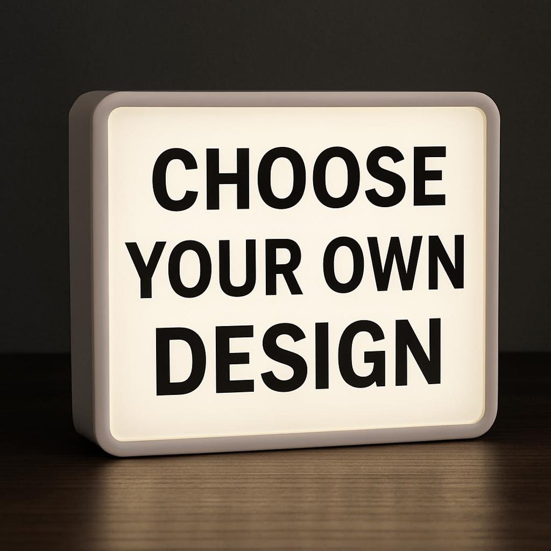 Custom 3D Printed LED Lightboxes - Etsy