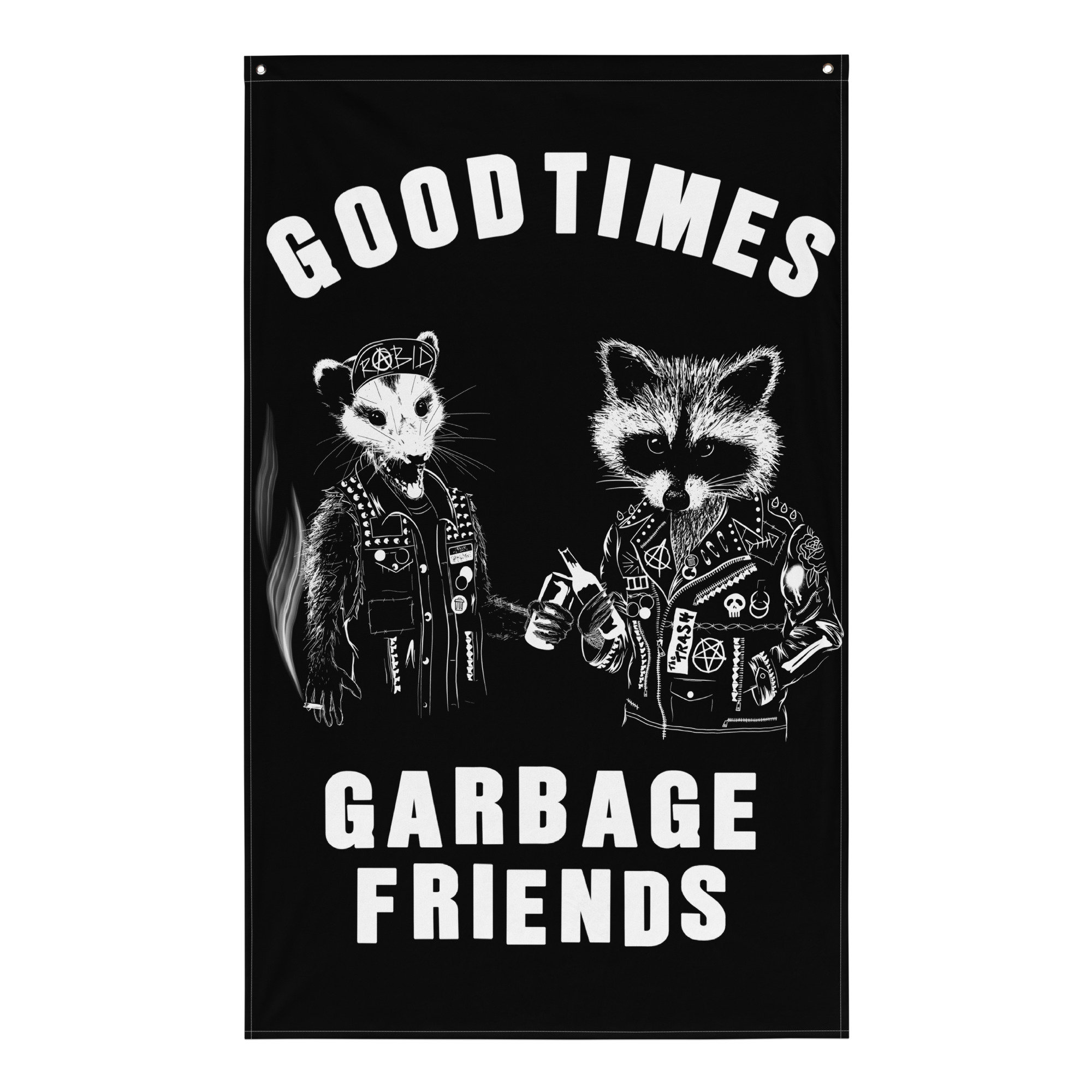 Garbage Friends Flag - Etsy