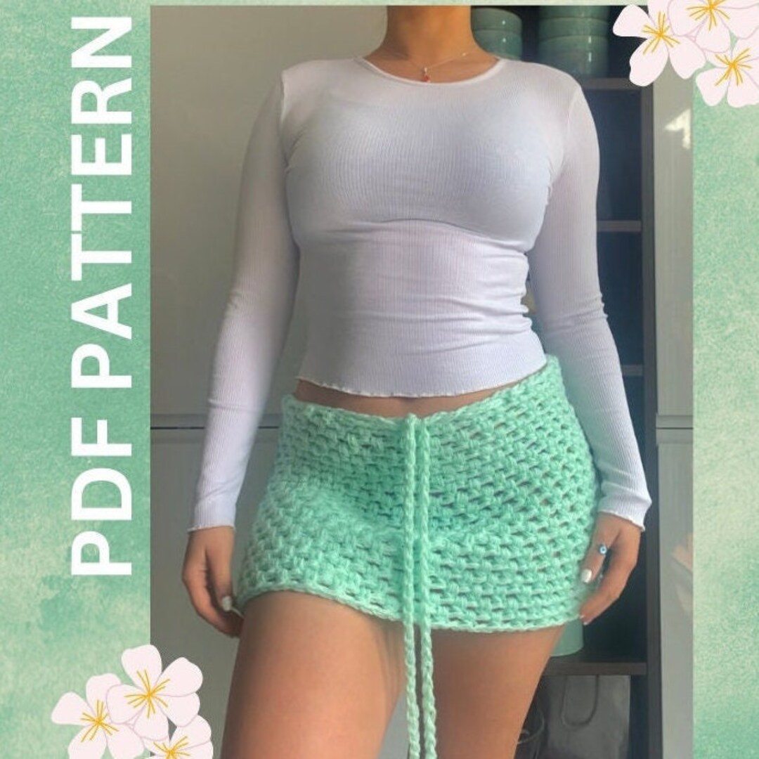 Crochet Skirt Pattern / Beachy Mermaid Cover up PDF - Etsy