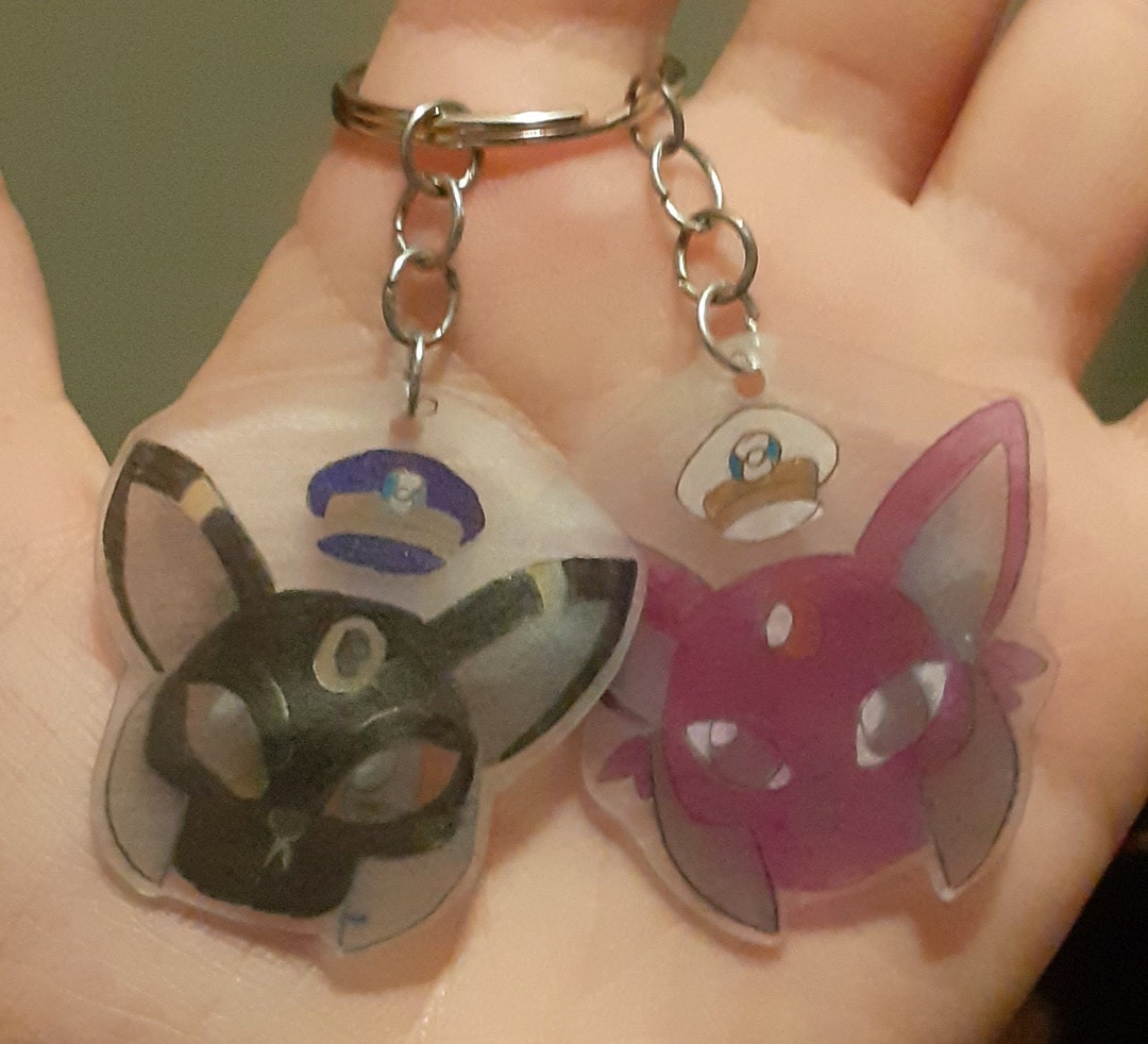 Pokemon Keychain Ingo and Emmet - Etsy