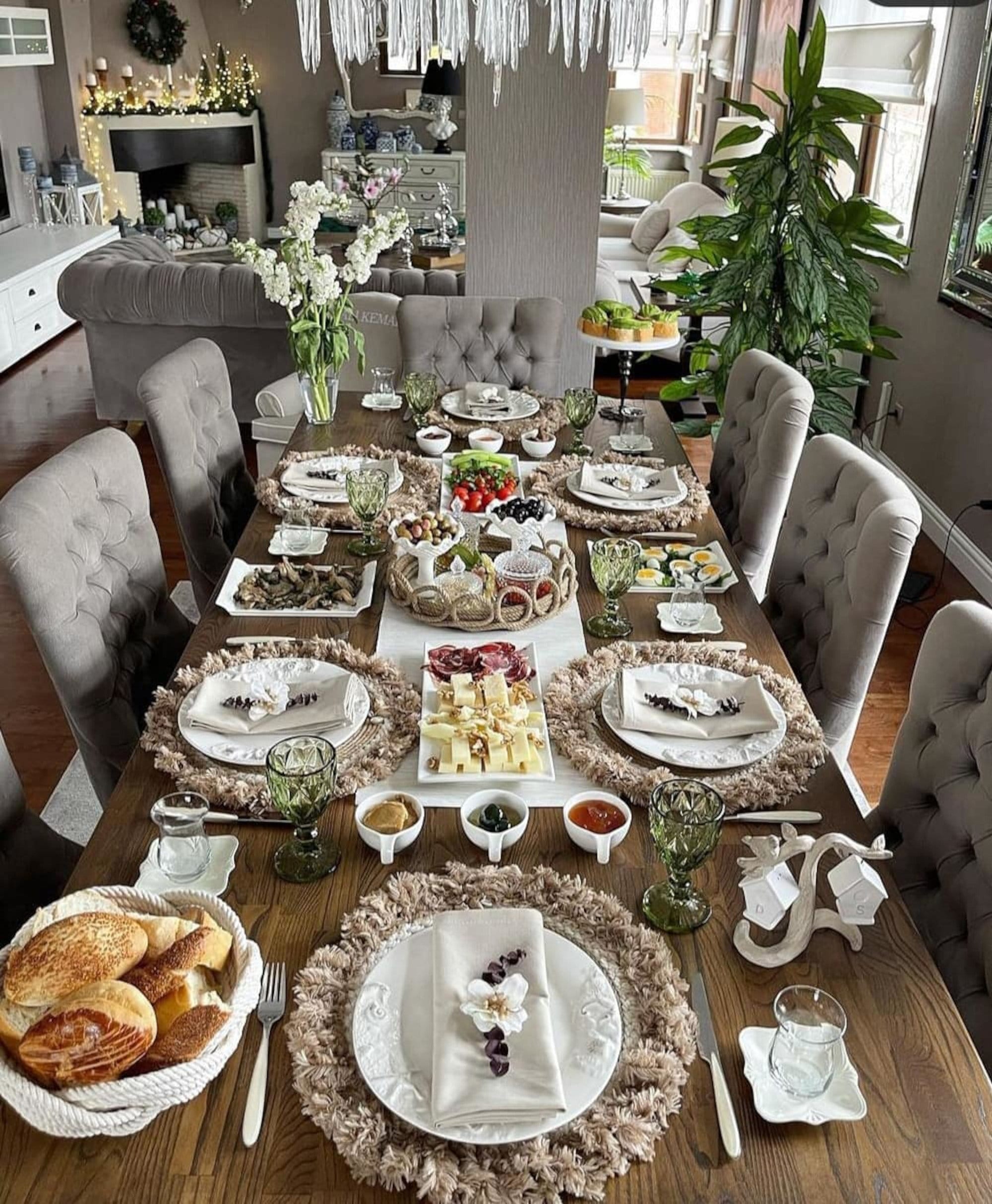 Boho Handmade Supla Set | 4 Pieces Placemats | Cordon Rope Service Sets ...