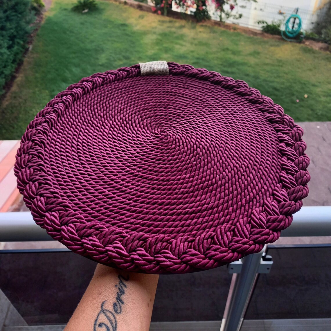 Boho Cordon Rope Supla Service Set 4 Pieces Placemats - Etsy