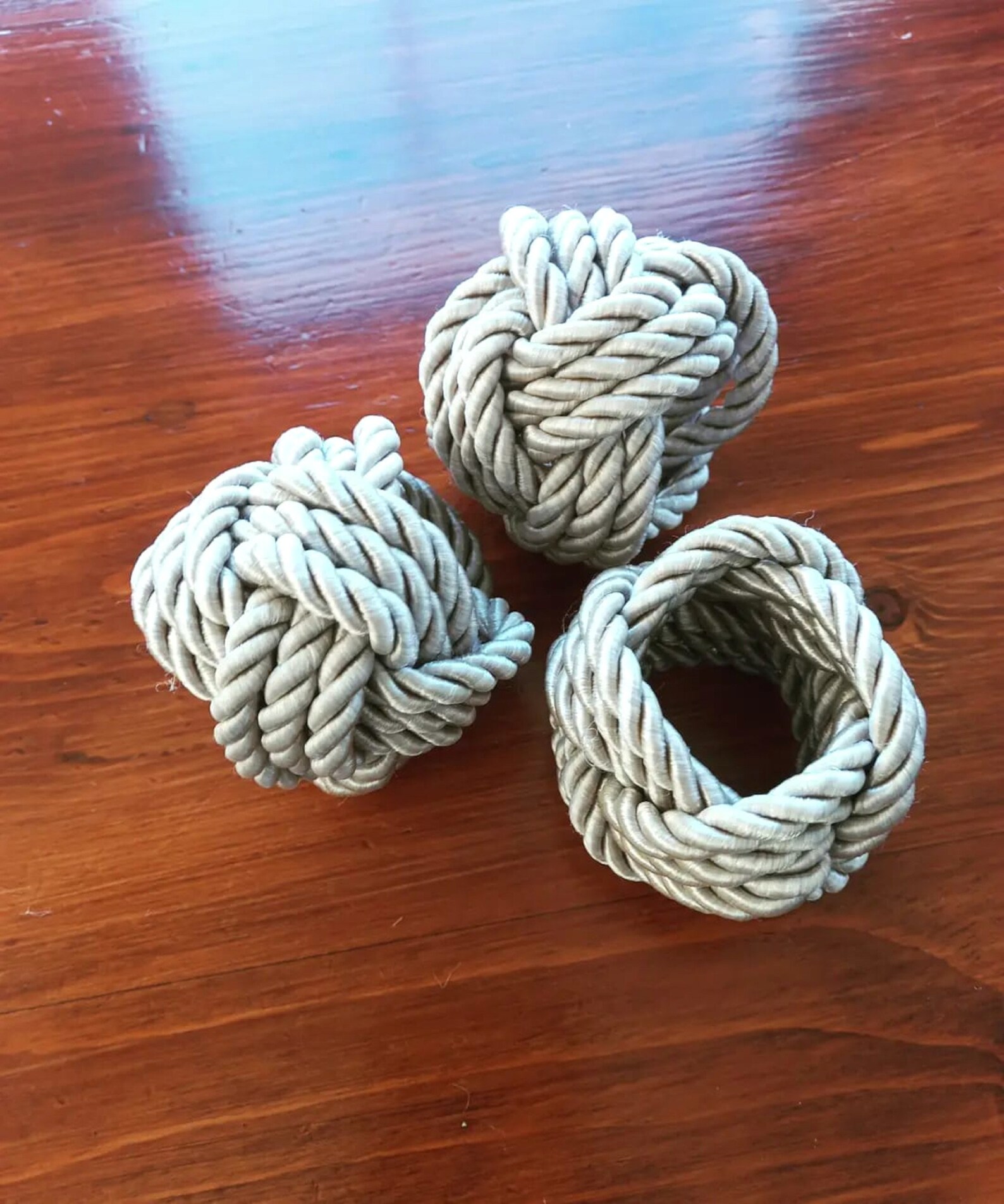 Boho Cordon Rope Supla Service Set 4 Pieces Placemats - Etsy