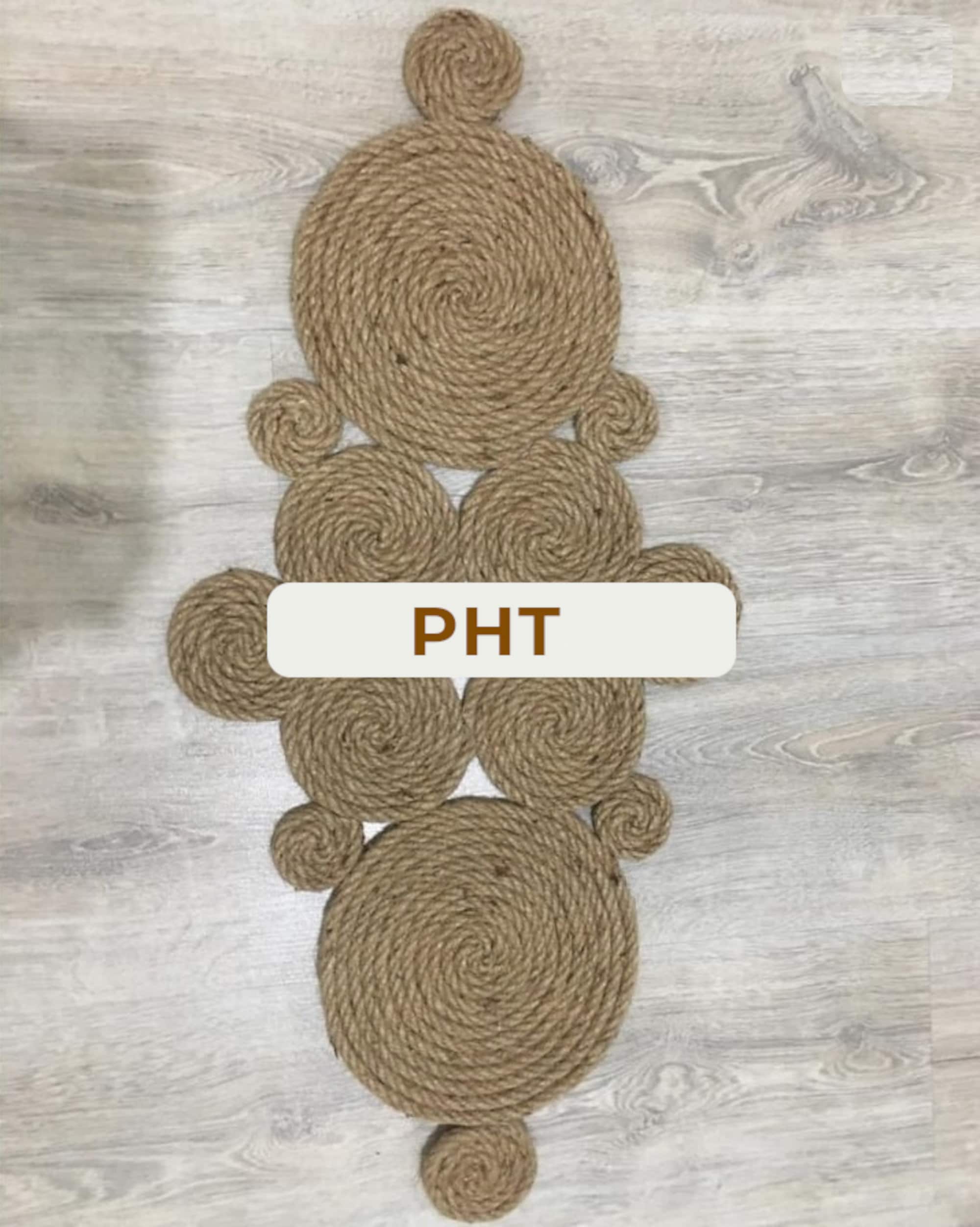 Handmade Decorative Wicker Runner | Custom Table Runner | Boho Natural ...