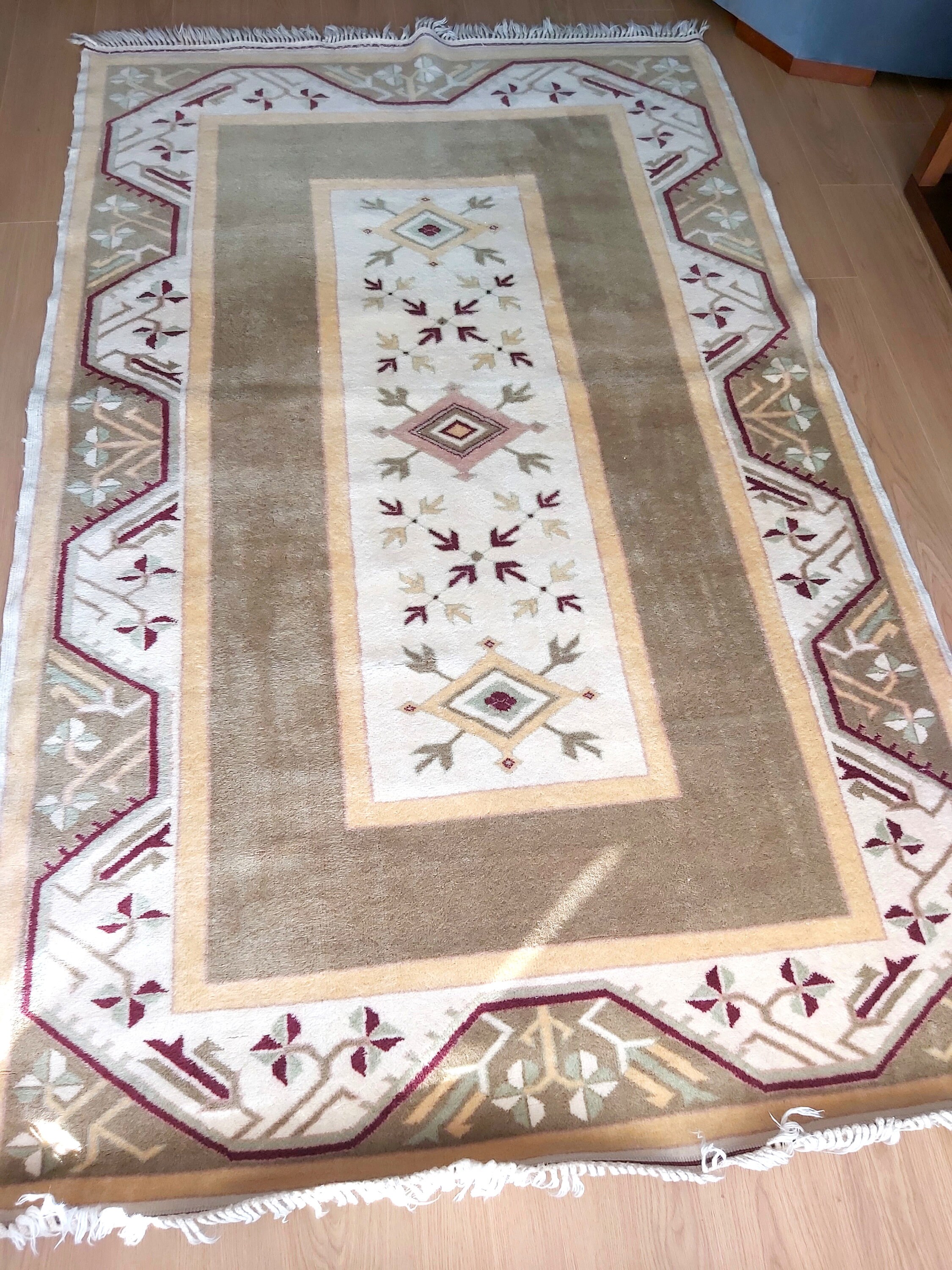 Handmade %100 Wool Old Carpet (used) | Colorful Turkish Carpet ...
