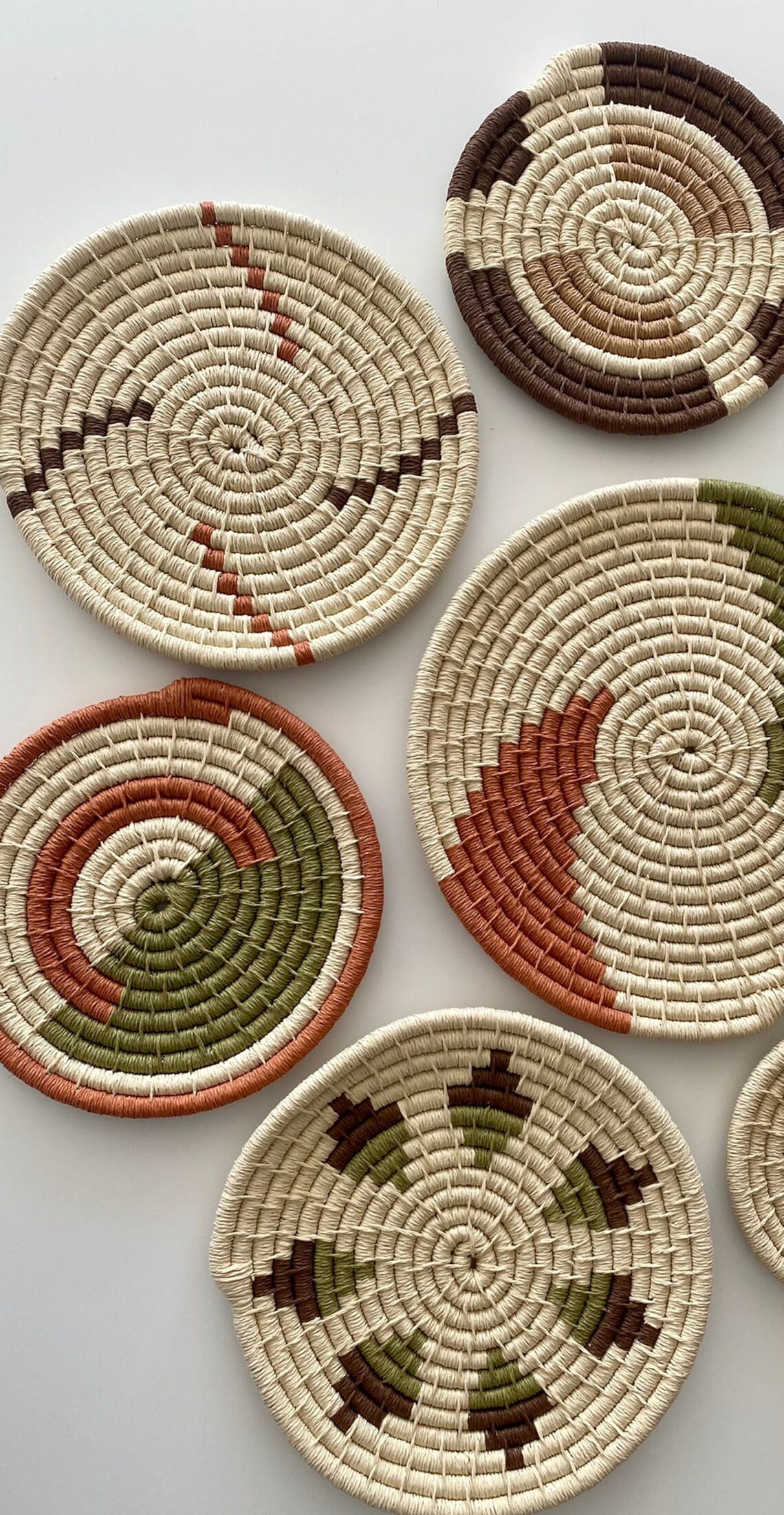 Set of 5 Large African Baskets Home Decor African Art | Etsy