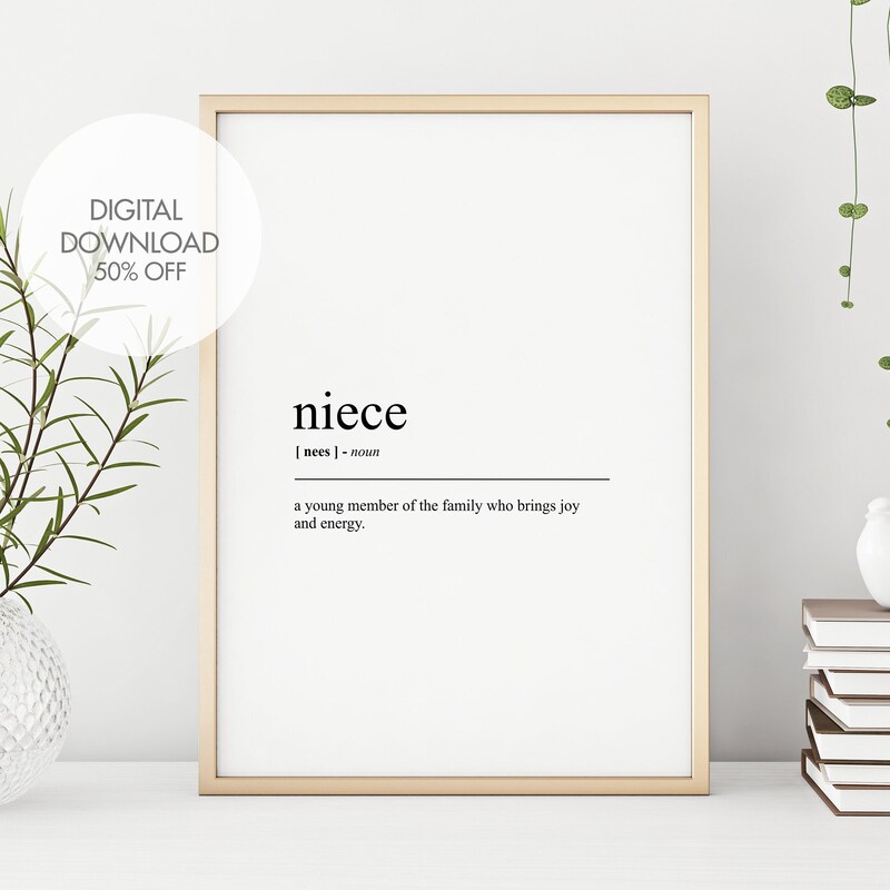 Definition Print - Etsy