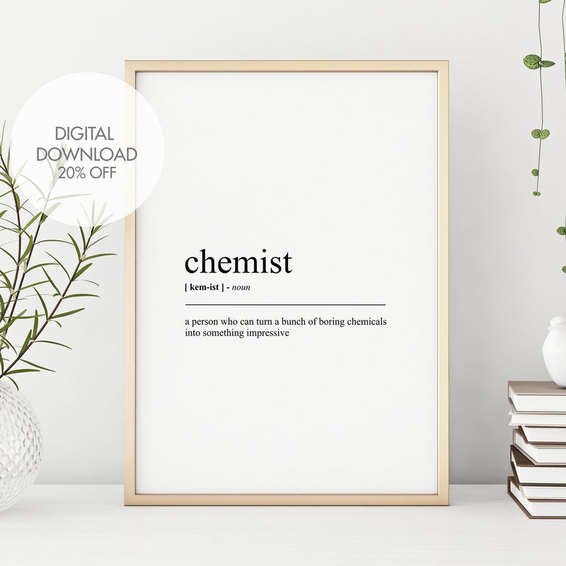 Chemistry Word - Etsy