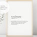 Soulmate Definition Prints | Soulmate Dictionary Poster | Gift for ...