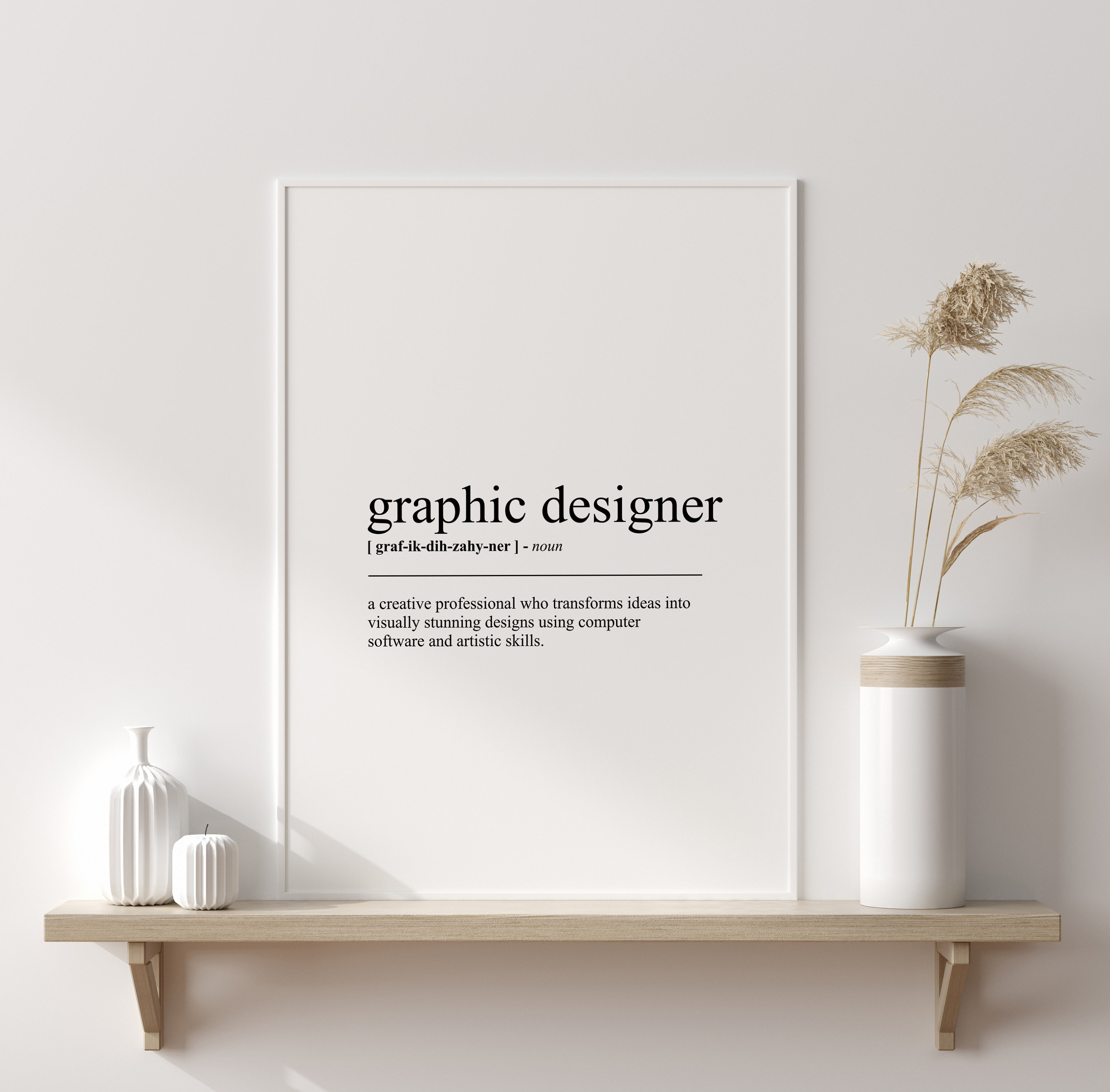 Graphic Designer Definition Printable Wall Art | Graphic Designer ...