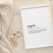 Utepils Definition Print | Utepils Wall Art | Norwegian Prints ...