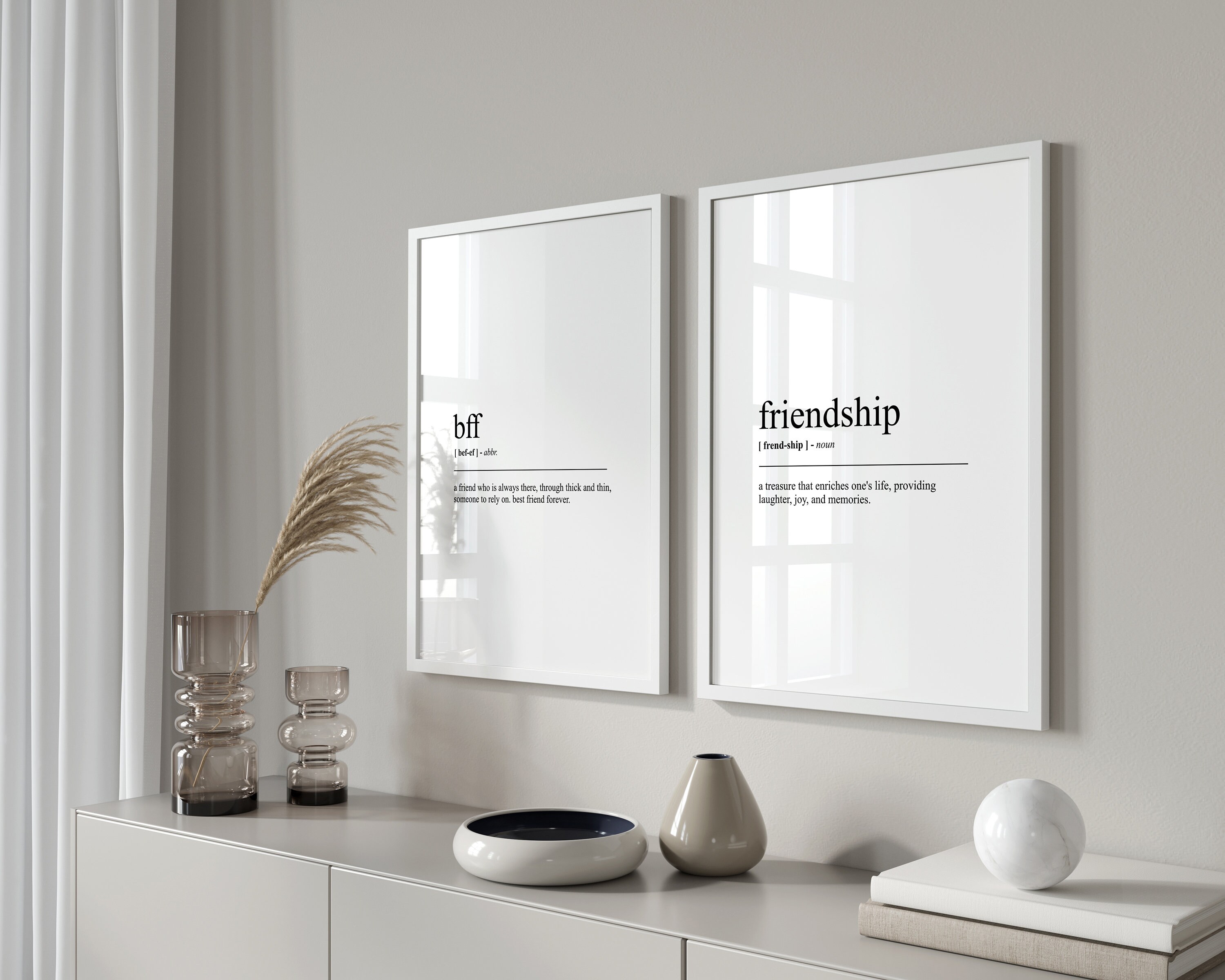 Friendship Definition Print | Gift for Friends | Friend Present | Funny ...