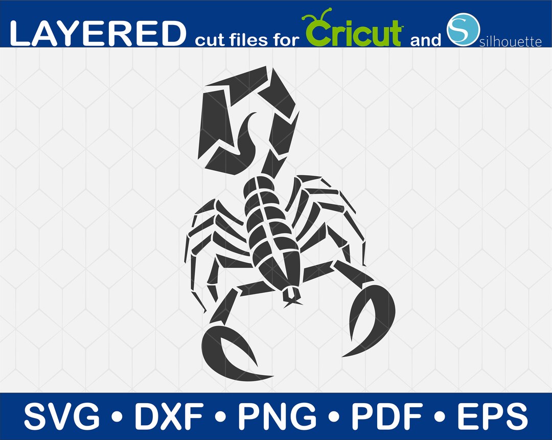 Scorpion Svg Instant Digital Download, Reptile, Vector File for Cutting ...