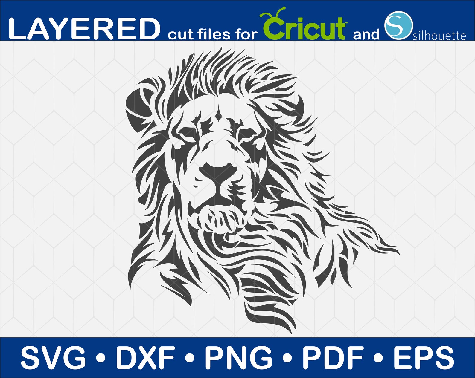Lion Head Svg, Lion King SVG, Clipart File for Cricut, Silhouette ...