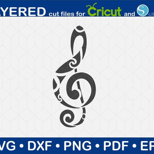 Treble Clef Music Note Svg / Dxf / Eps / Png Files. Download. - Etsy